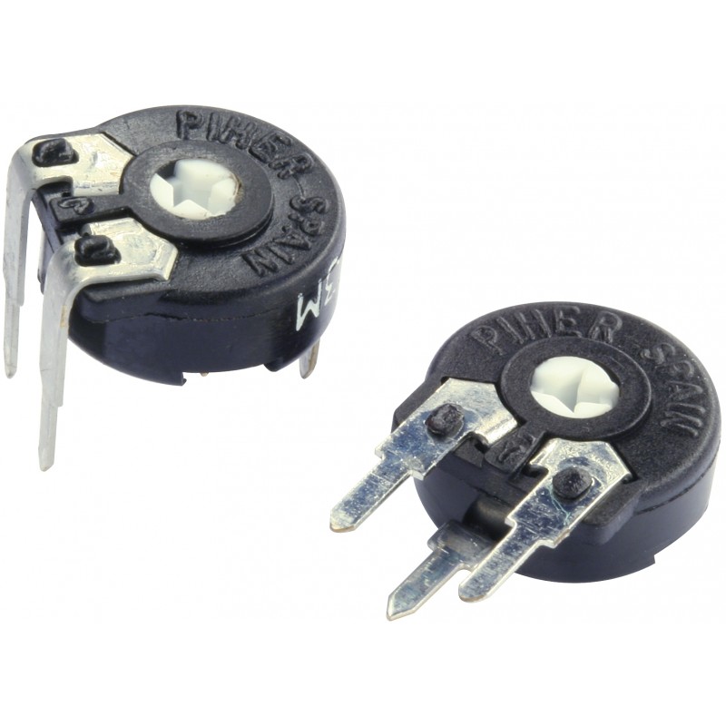 PIHER Kohleschicht-Trimmer liegend PT-10 100 Ω - 5 KΩ ± 20% 200 V 0,15 ...