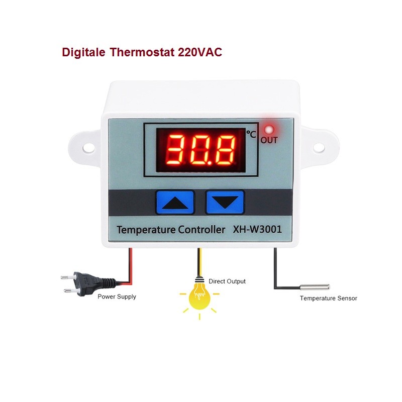 Digital Thermostat 220VAC
