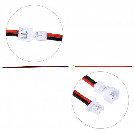 20x JST Micro 1.25mm Stecker-Buchse 2pol. Paar